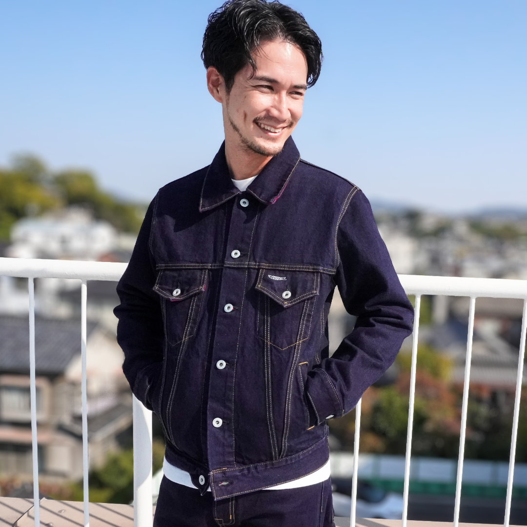 TDJ001 / TENRYO DENIM Color Revolution Denim Jacket – Klaxon Japanese Denim
