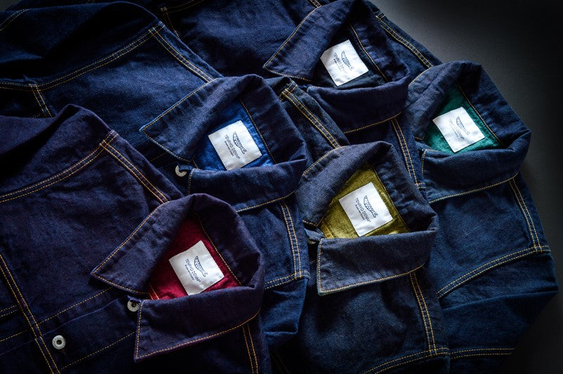 TDJ001 / TENRYO DENIM Color Revolution Denim Jacket – Klaxon Japanese Denim